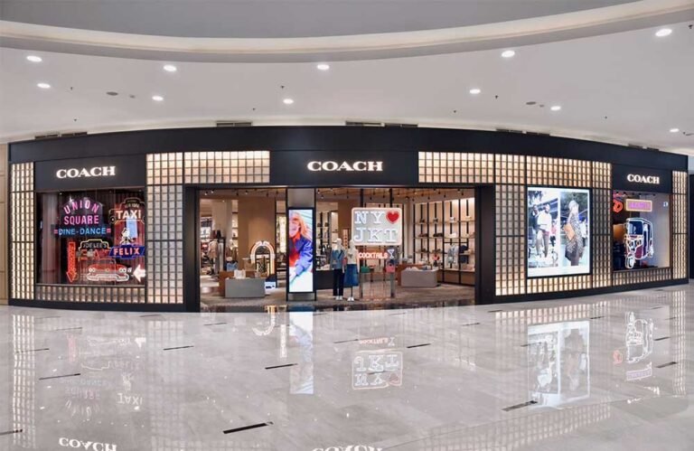 Coach Retail Window Display LED Neon Signs | VM Display